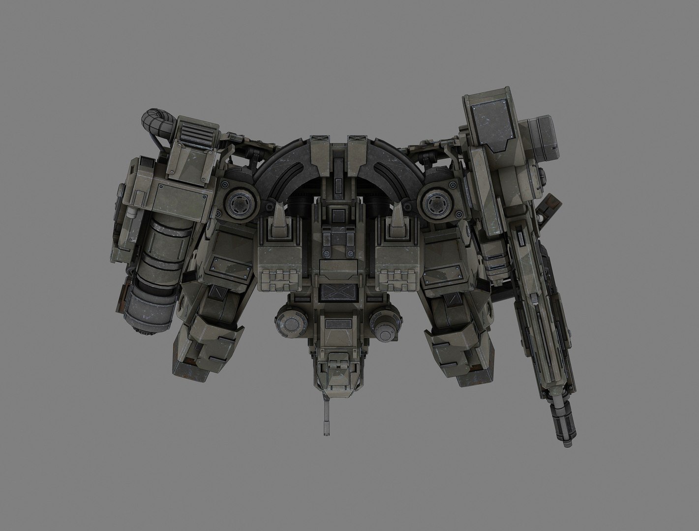 MW Mech Tank-2 3D Model - TurboSquid 1745547