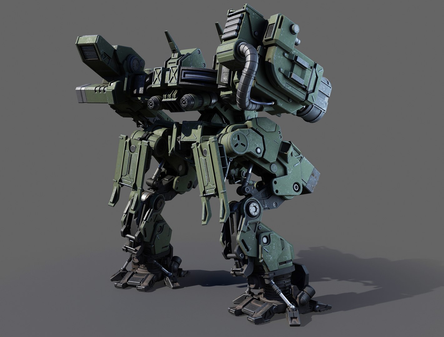 MW Mech Tank-2 3D Model - TurboSquid 1745547