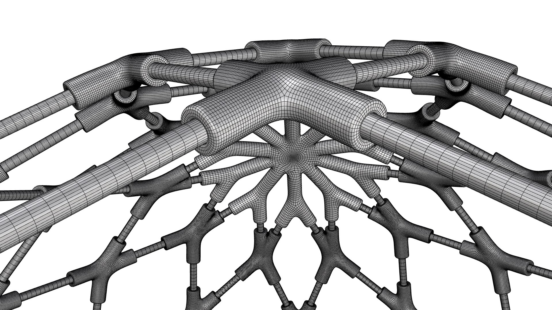 3D Pipes Dome Playground Climber 05 - TurboSquid 2258337