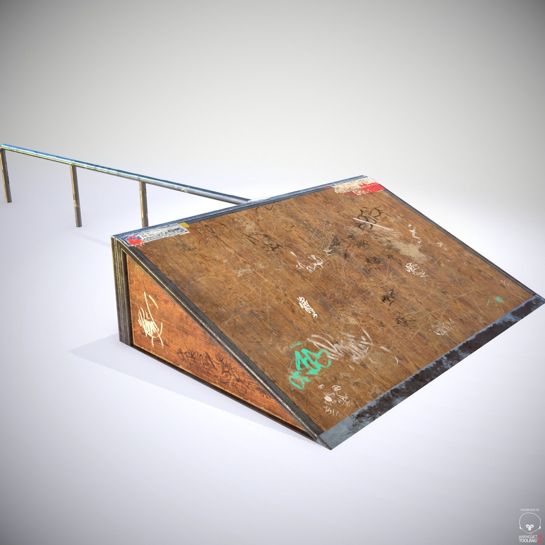 3d skate ramp pbr
