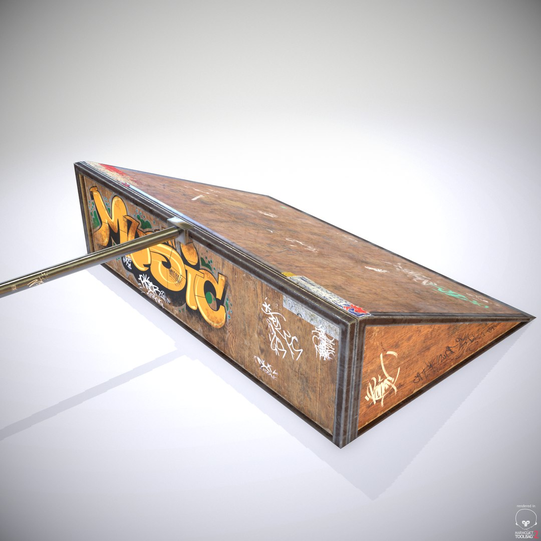 3d skate ramp pbr