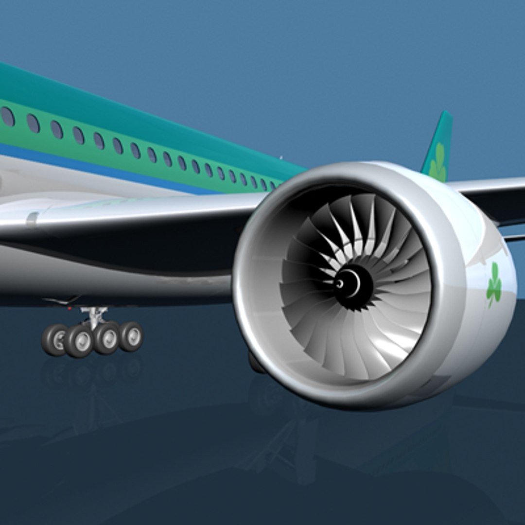 A350-1000 Aer Lingus 3d Model