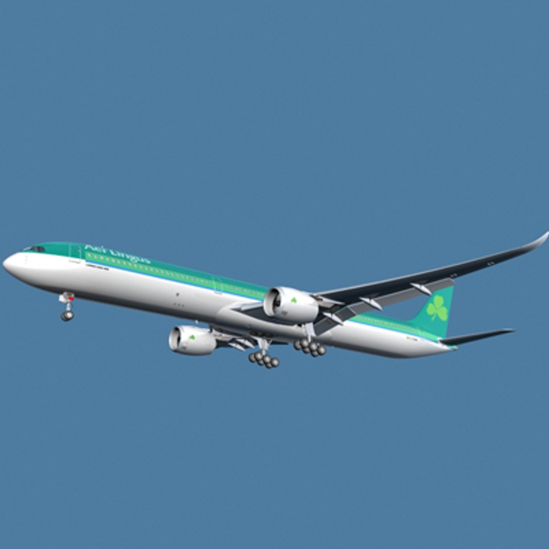 A350-1000 Aer Lingus 3d Model