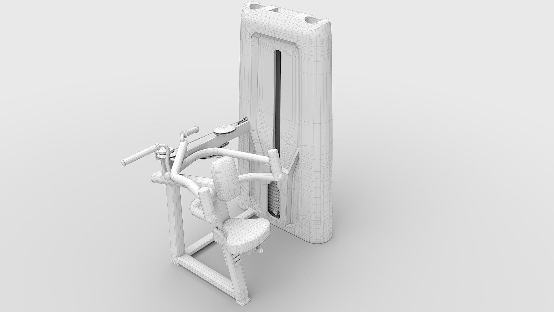 3D Generic Upper Back Machine - TurboSquid 2079521