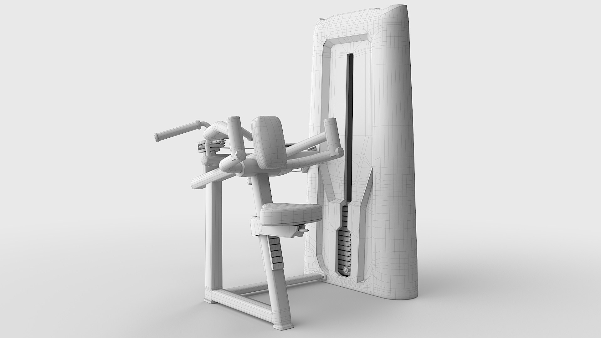 3D Generic Upper Back Machine - TurboSquid 2079521