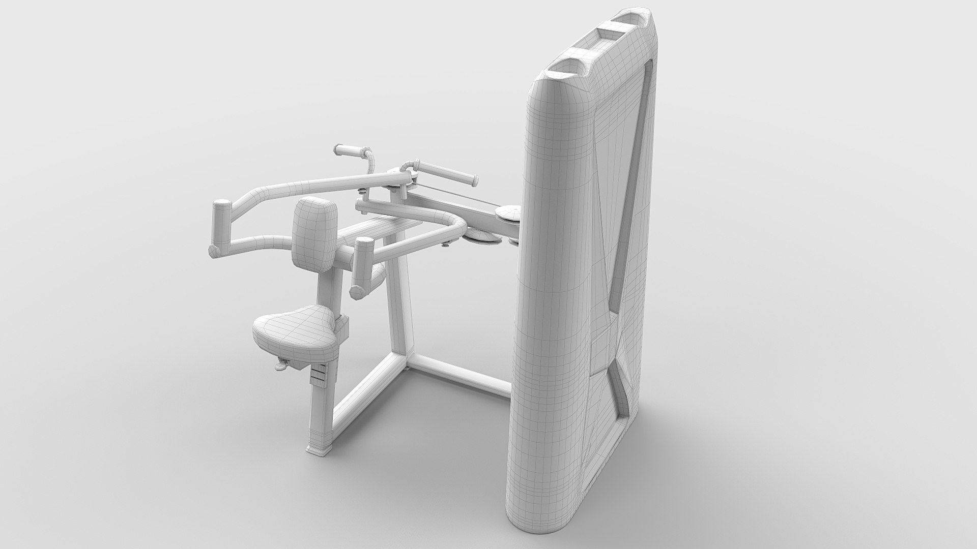 3D Generic Upper Back Machine - TurboSquid 2079521