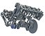 3D Model V8 Car Engine Interior Parts - TurboSquid 1324685