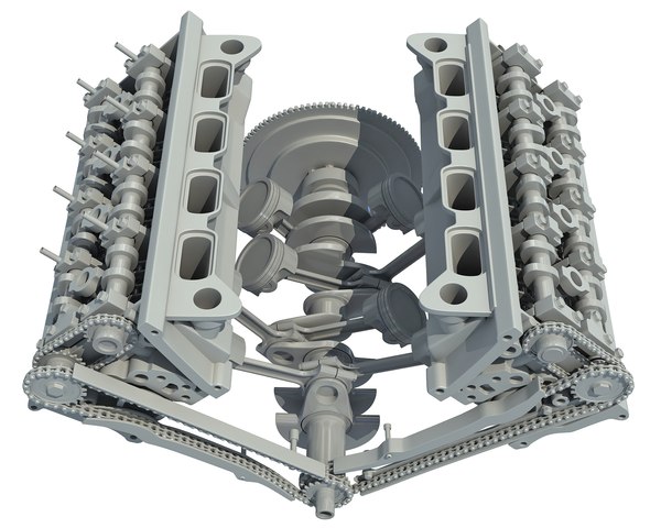 3D model v8 car engine interior parts - TurboSquid 1324685