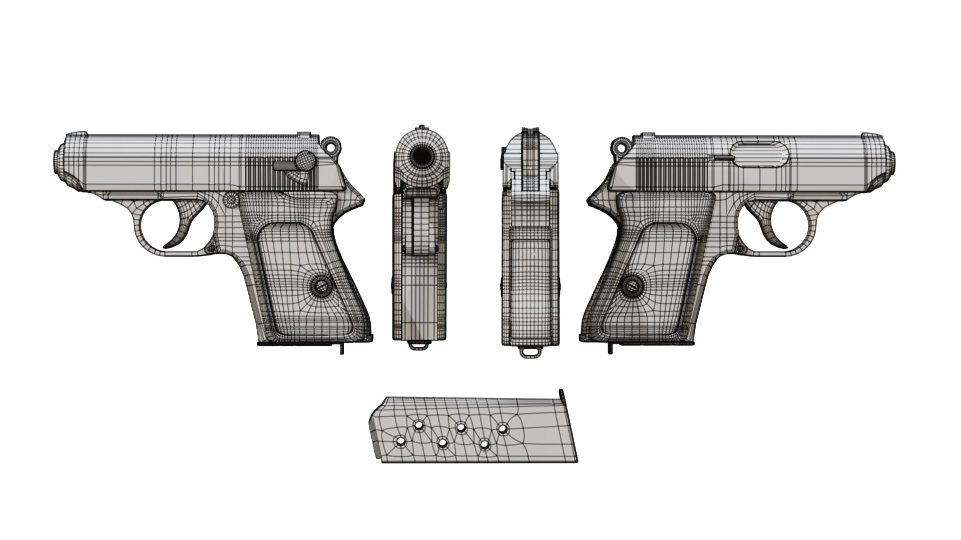3D Walther PPK Model - TurboSquid 2226026