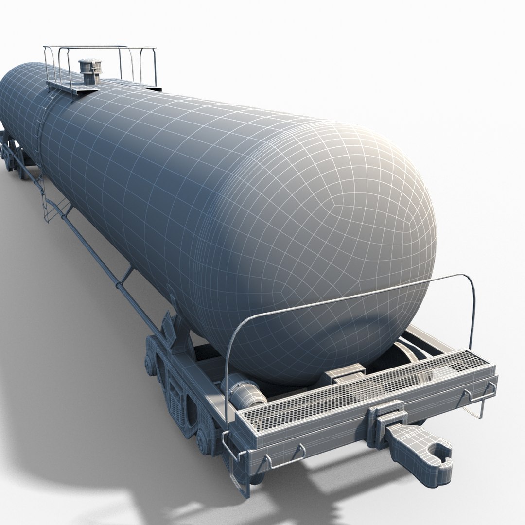 3ds Max Tank Car