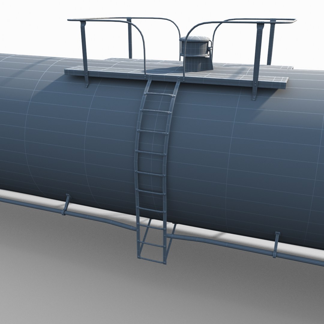 3ds Max Tank Car