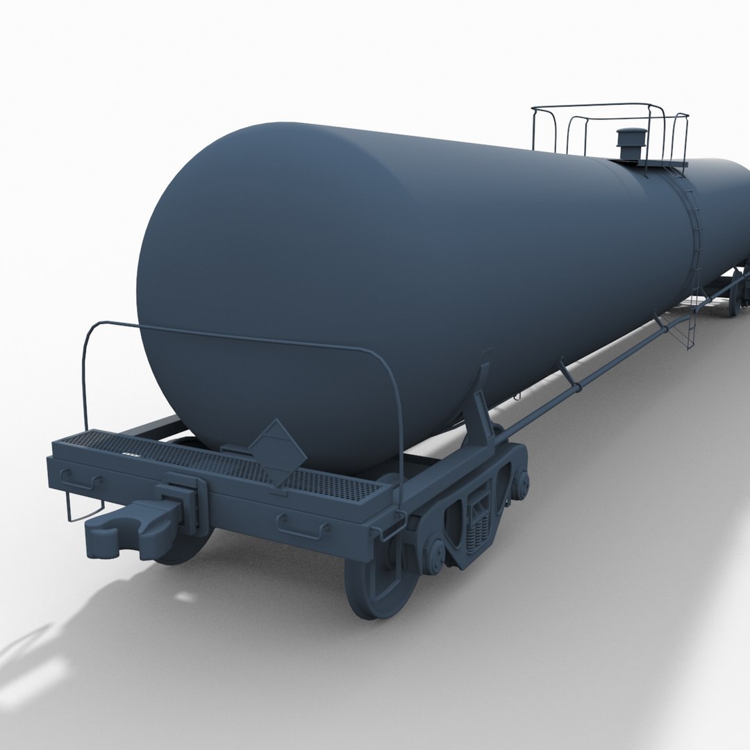 3ds Max Tank Car