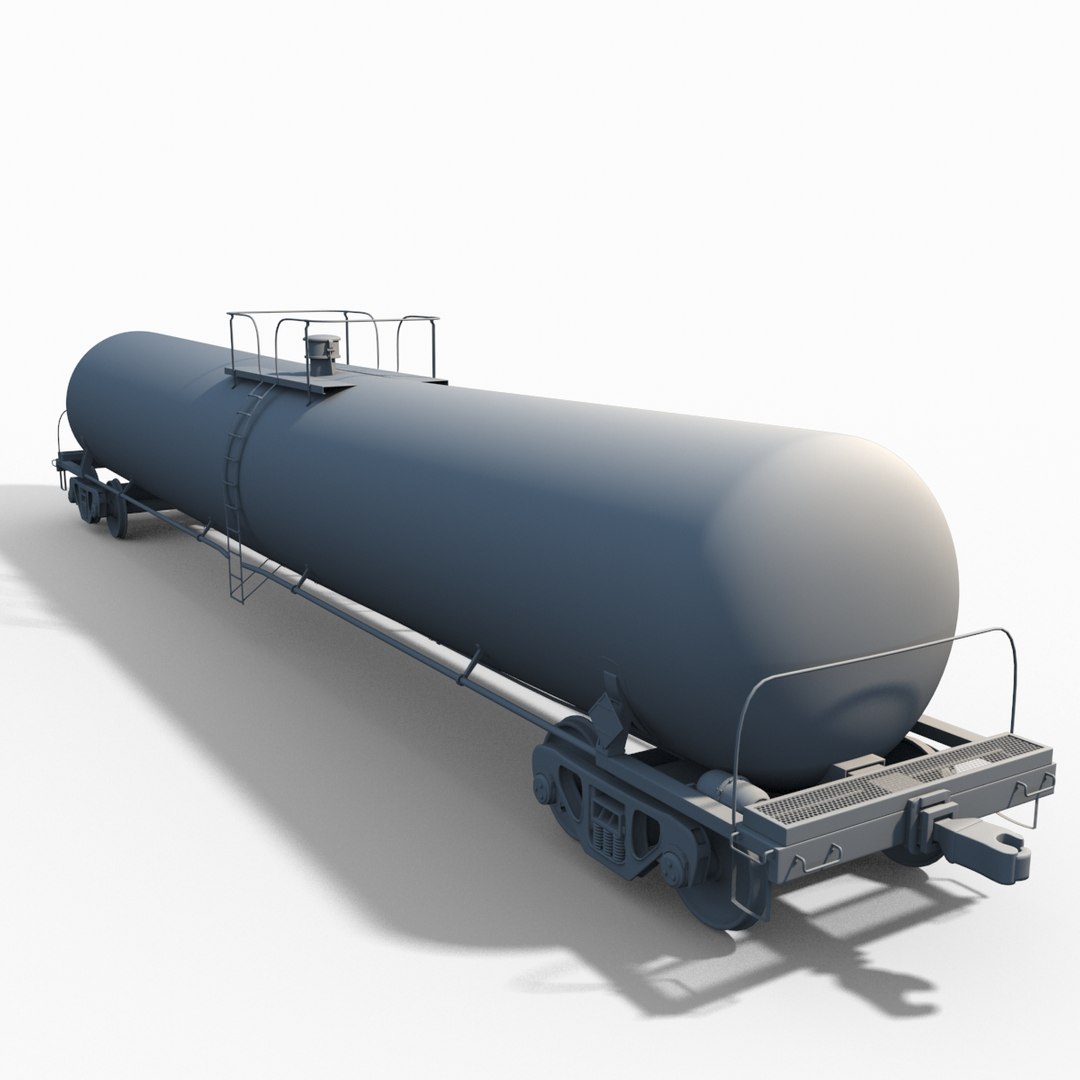3ds Max Tank Car