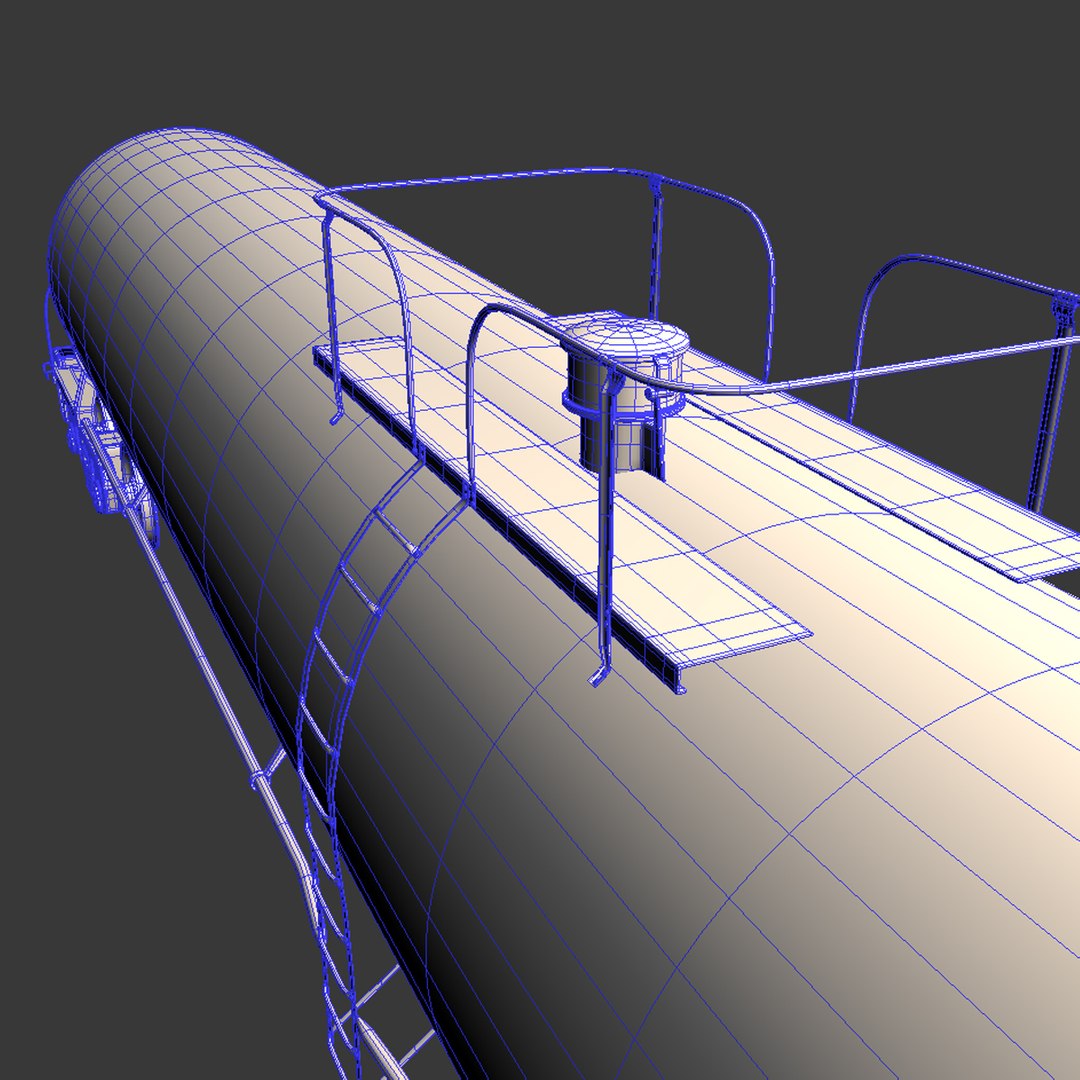 3ds Max Tank Car