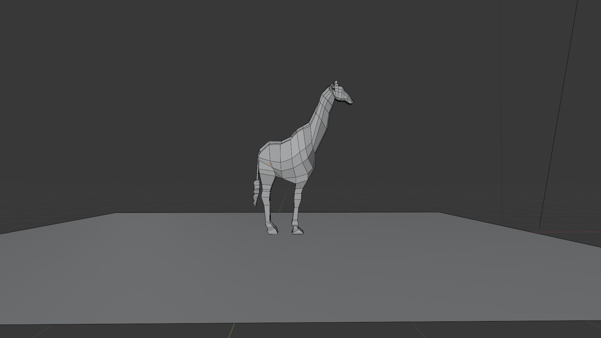 Low Poly Giraffe With Textures 3D Model - TurboSquid 2266531
