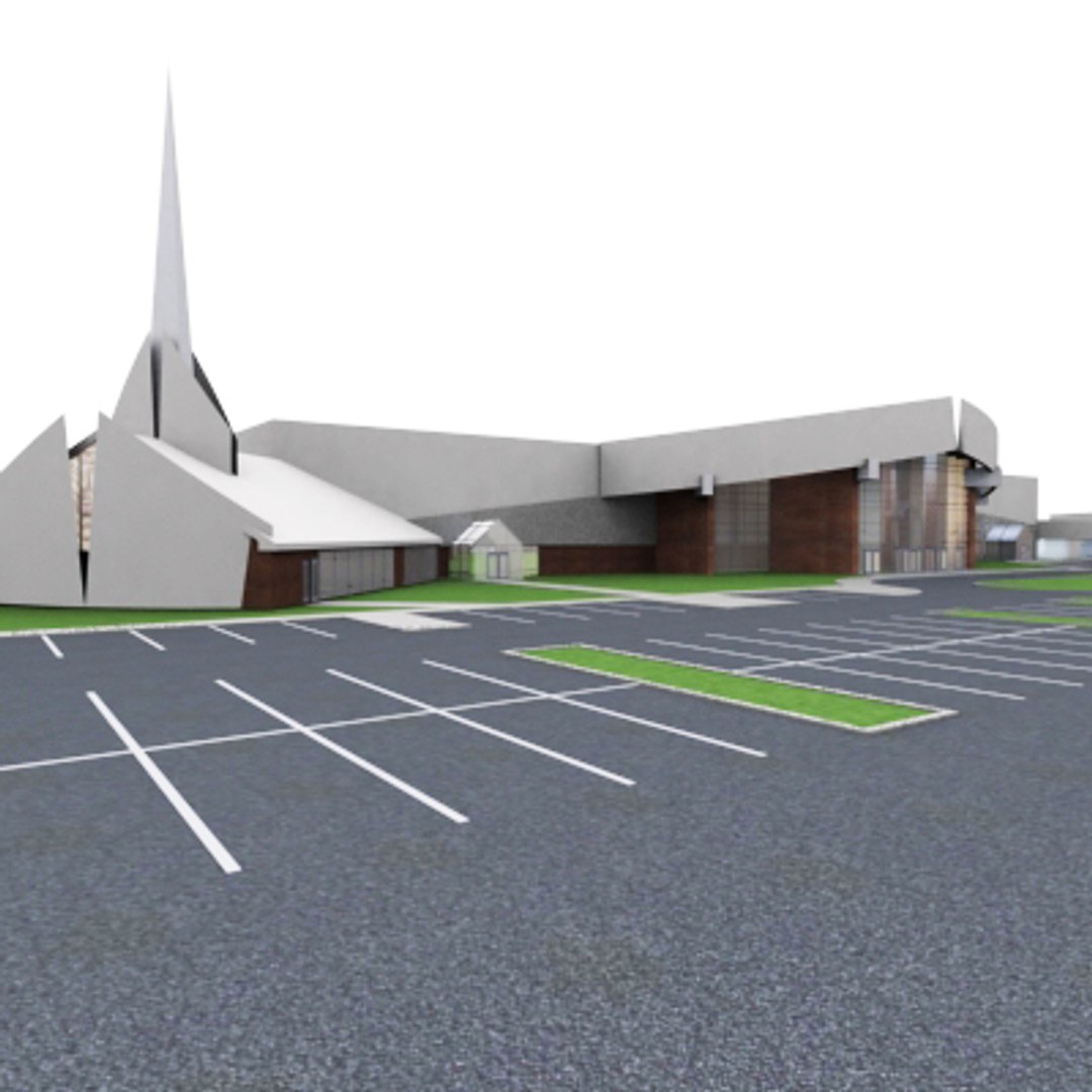 3d Church Building