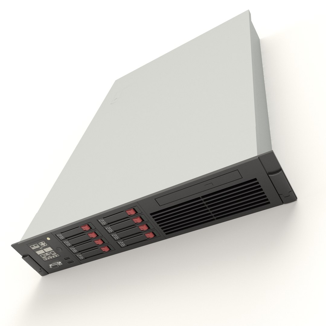 3d Hp Server Model
