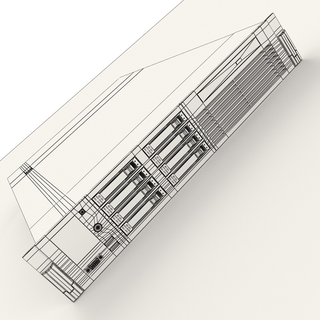 3d Hp Server Model