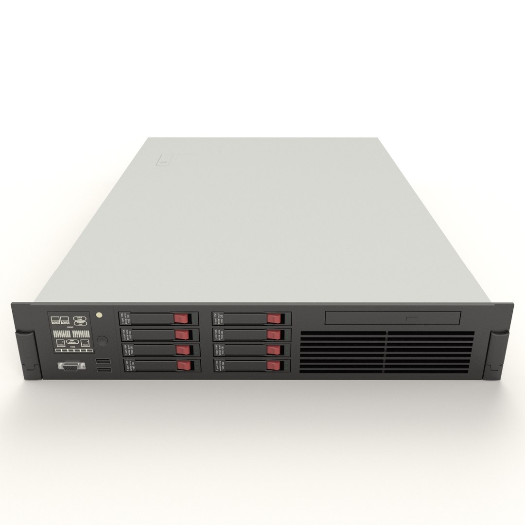 3d Hp Server Model