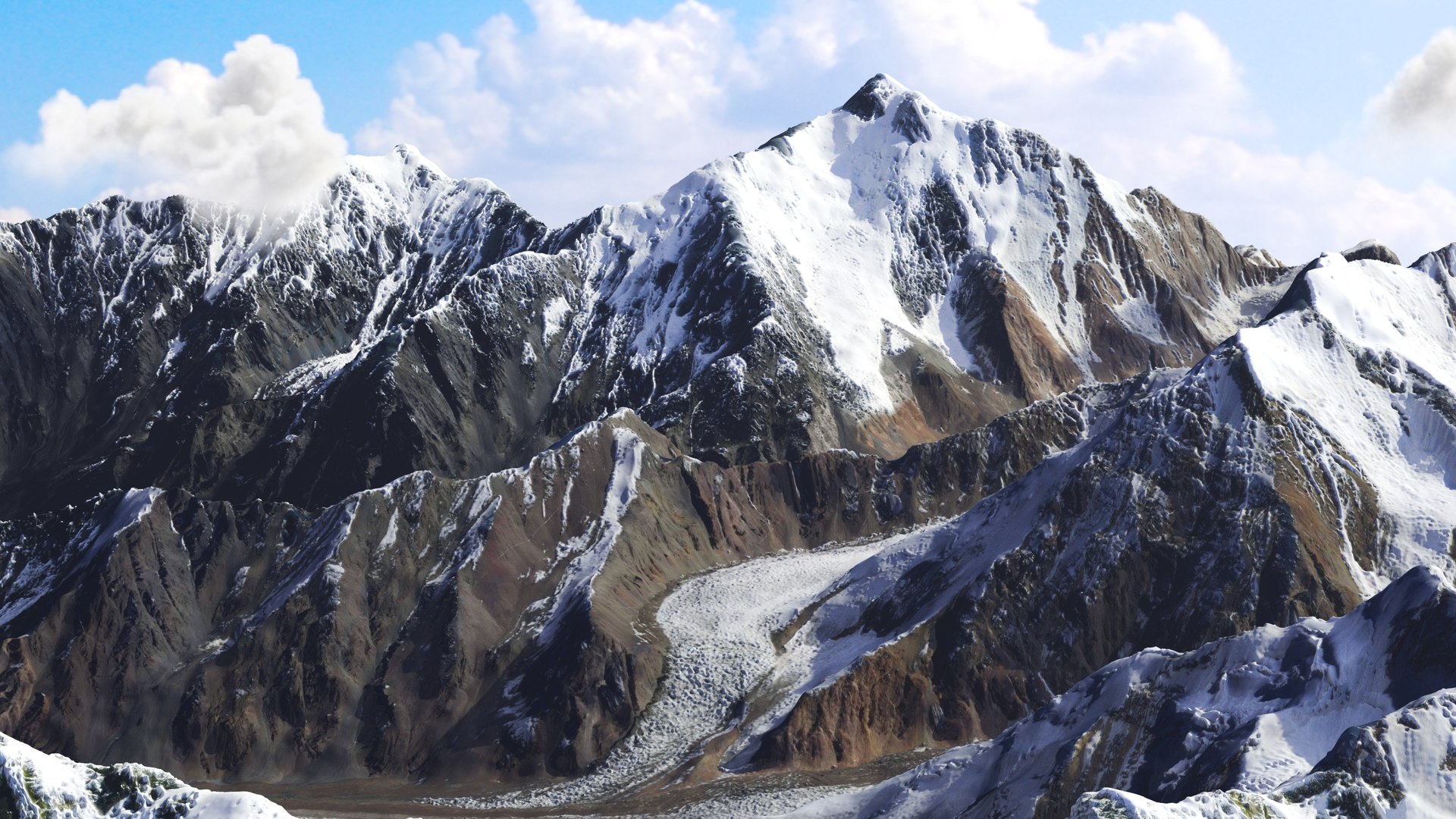 3D model Mountain Landscape - TurboSquid 2150881