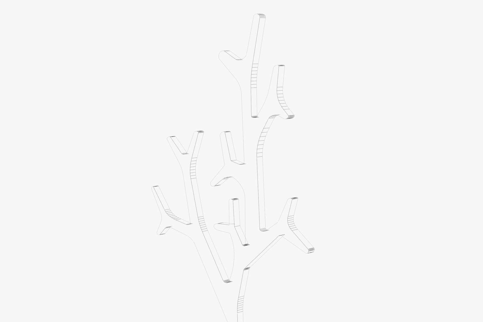clothes tree 3d model