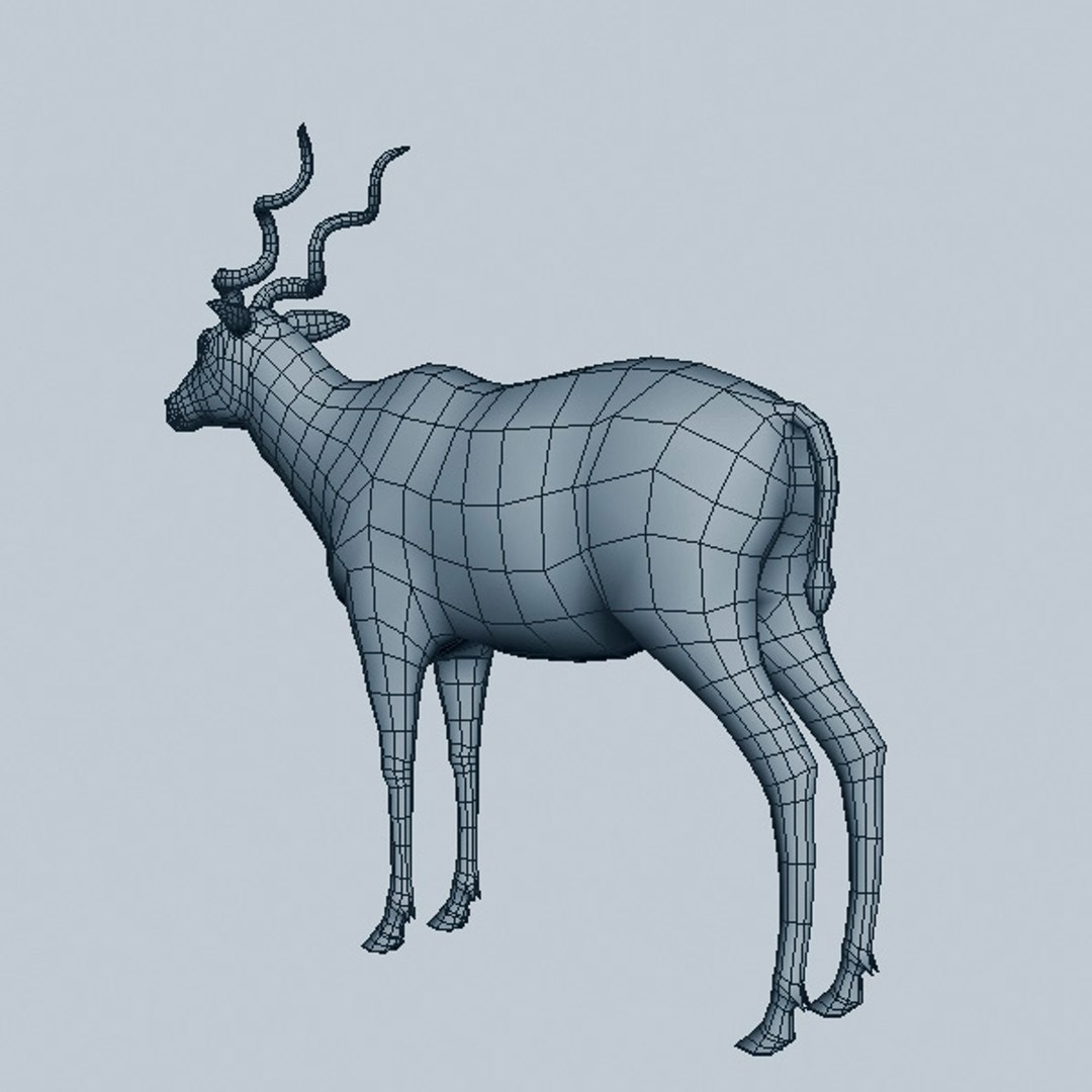 Addax 3d Model