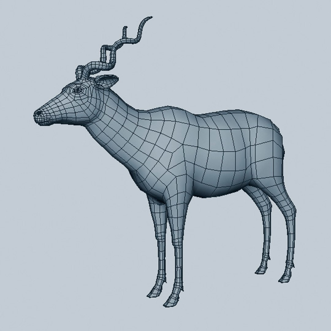 Addax 3d Model