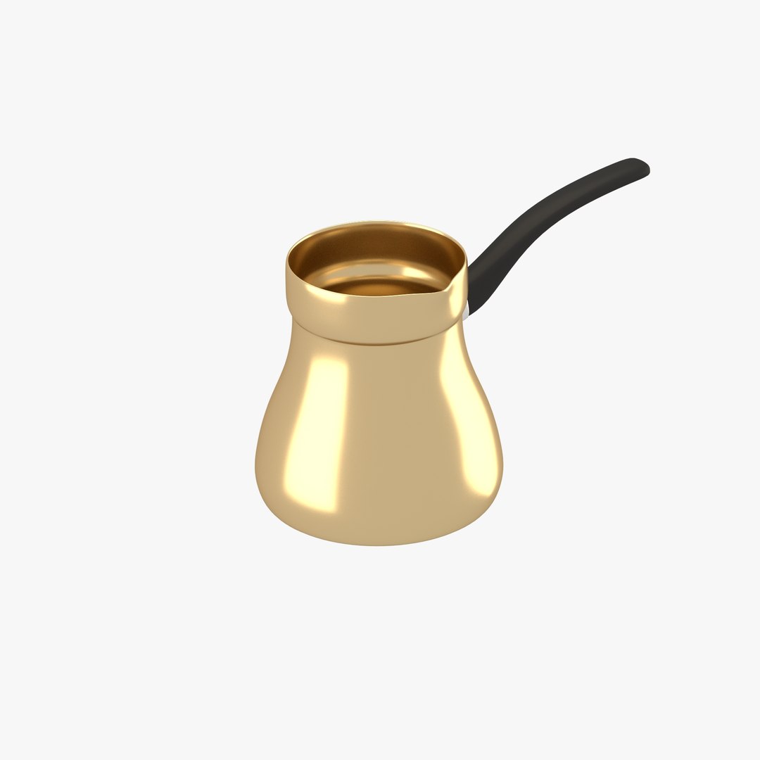 3d Model Oriental Metallic Jezve