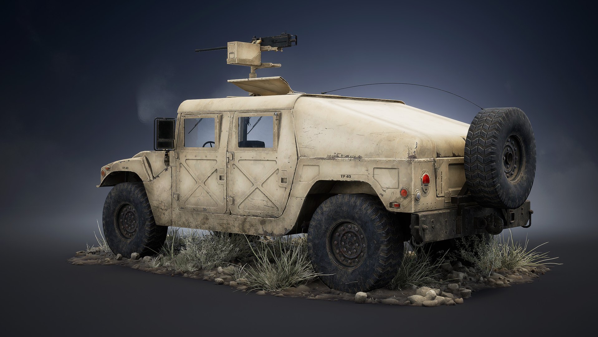3D HMMWV M998 Humvee Model - TurboSquid 2073793