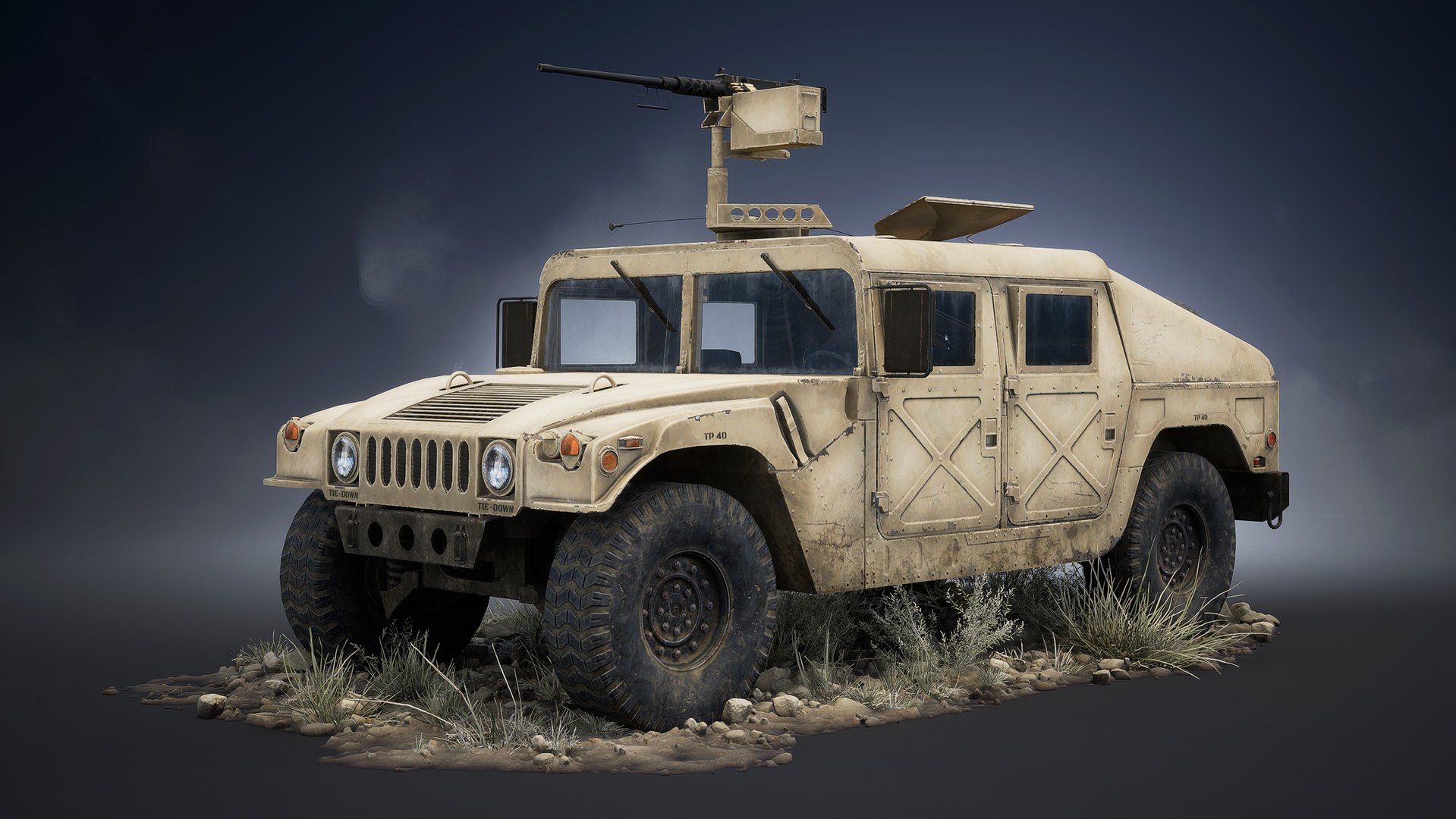 3D HMMWV M998 Humvee Model - TurboSquid 2073793