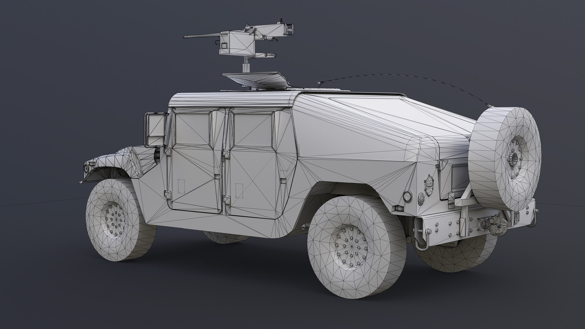 3D HMMWV M998 Humvee Model - TurboSquid 2073793