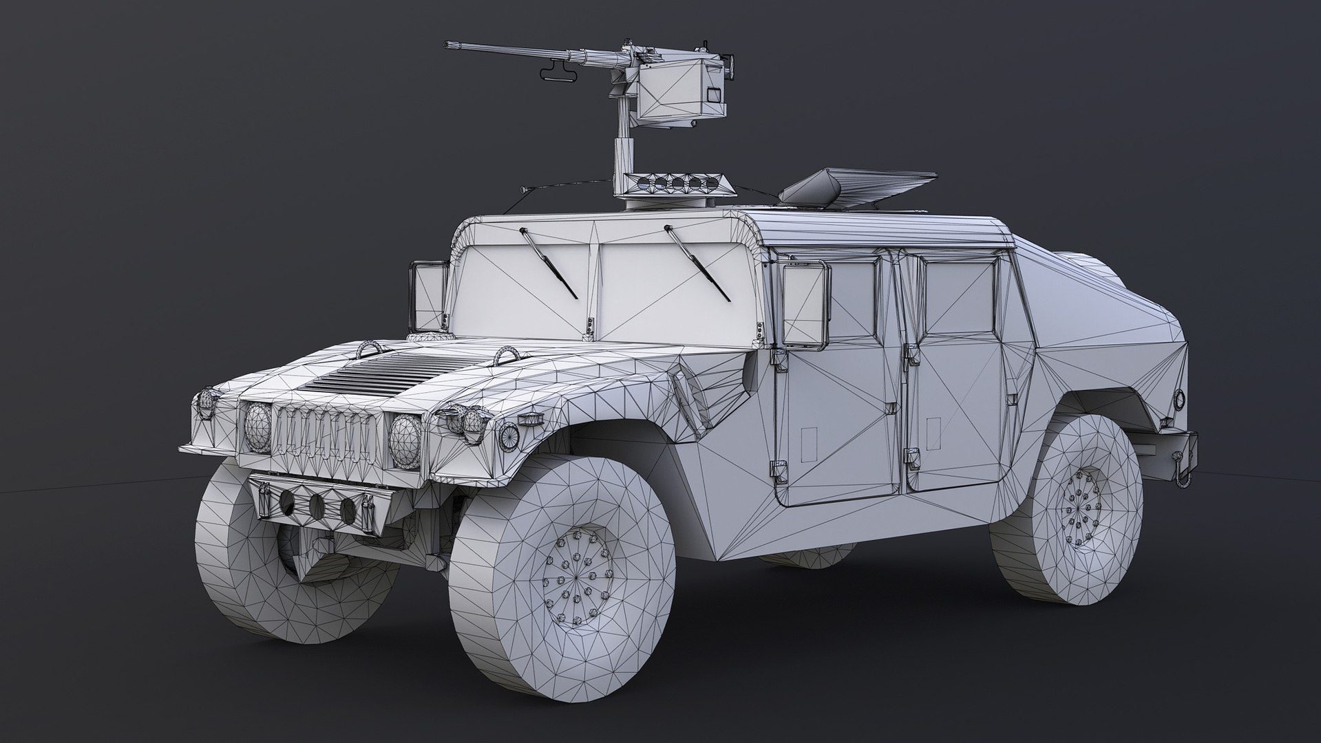 3D HMMWV M998 Humvee Model - TurboSquid 2073793