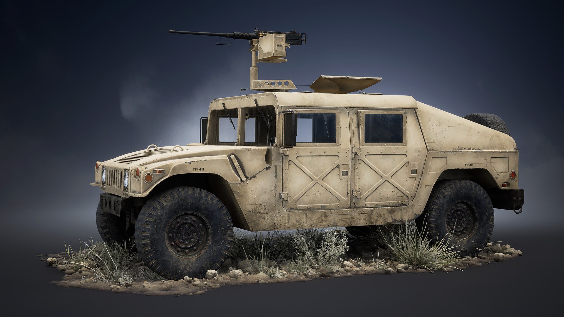 3D HMMWV M998 Humvee Model - TurboSquid 2073793
