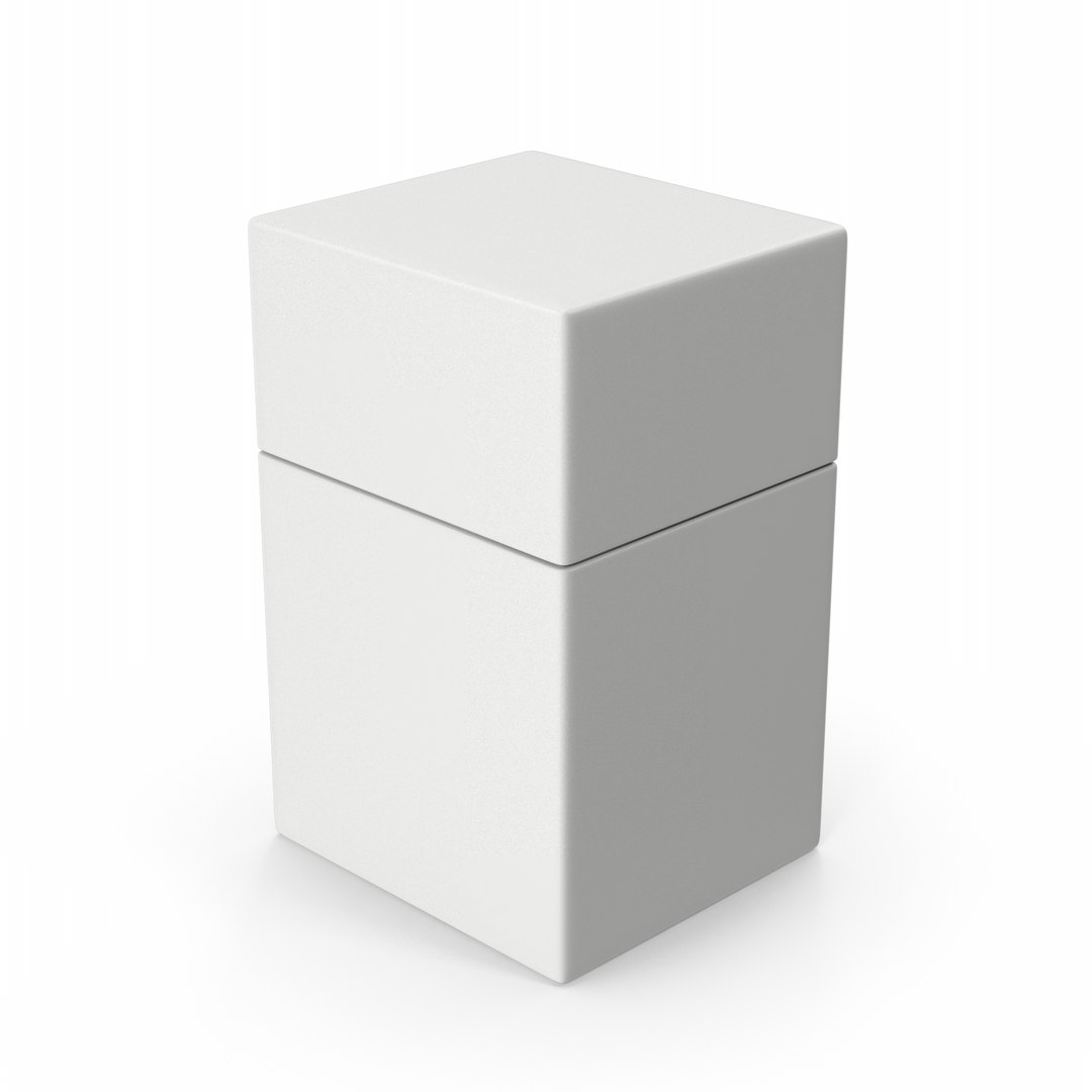 White Box Package 3D Model - TurboSquid 2129979