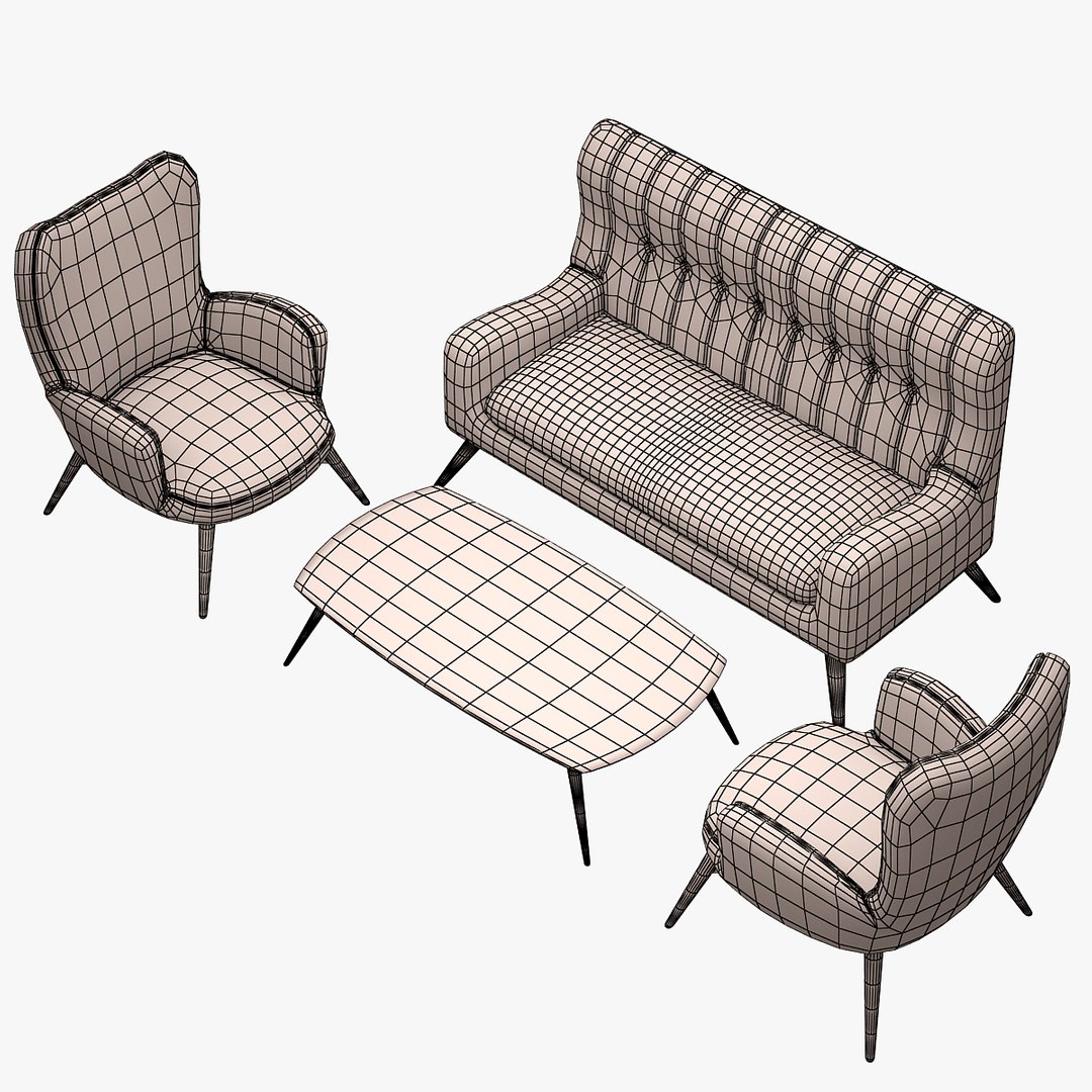 3d sofa set