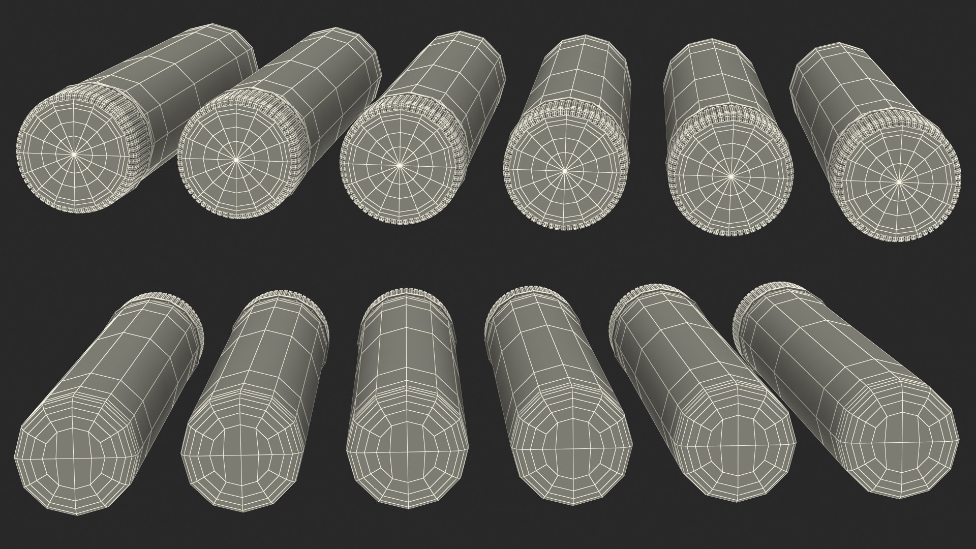 3D model Culture Tubes with Screw Cap and Round Bottom Set - TurboSquid ...