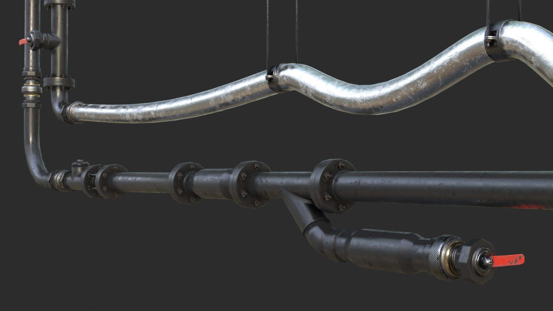 Pipe modular model - TurboSquid 1671181