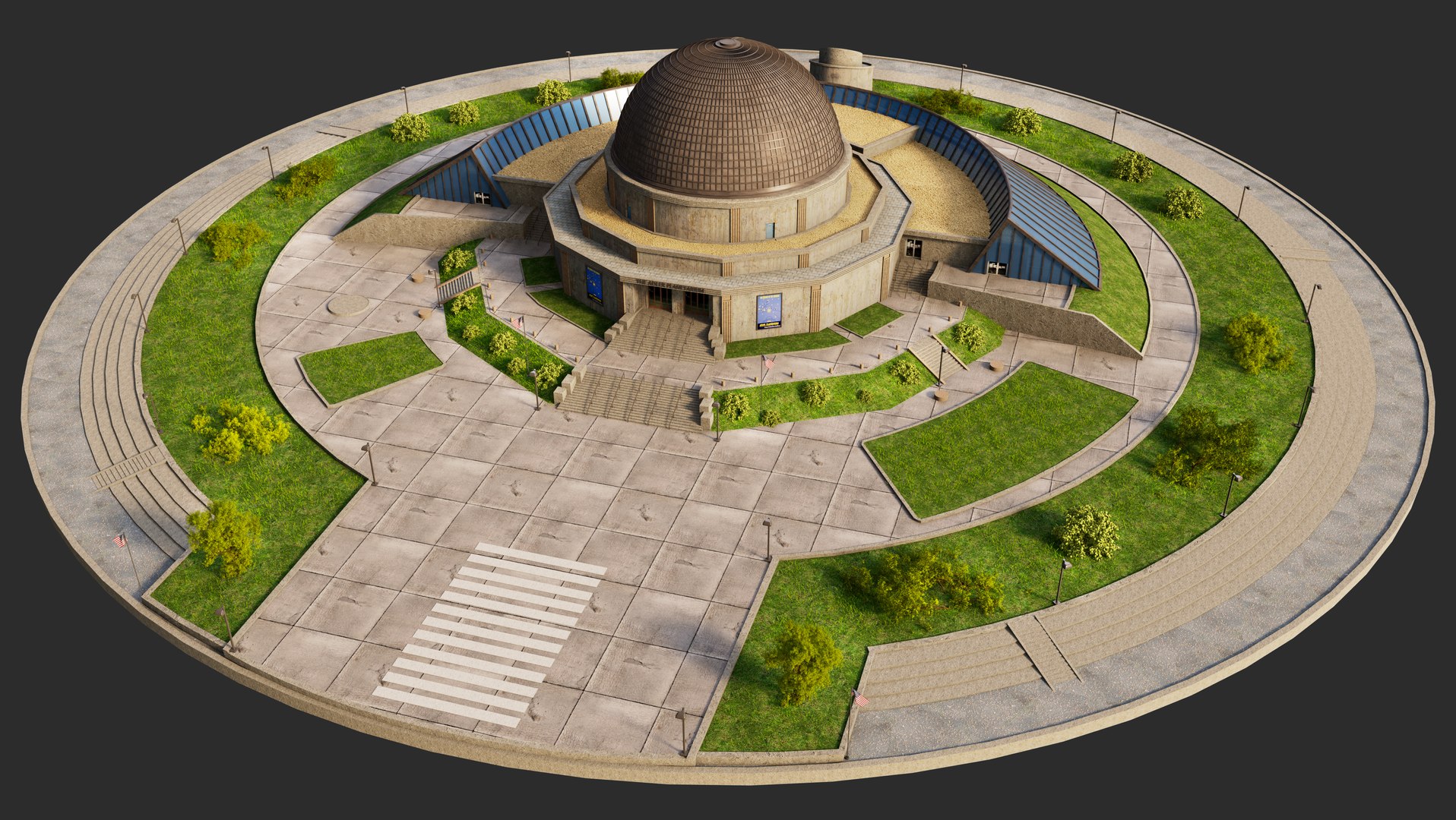 3D Adler Planetarium - TurboSquid 2368646