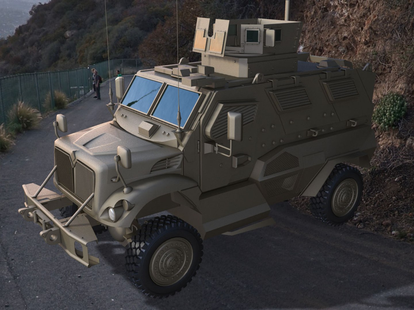 International Maxxpro Mrap 3D Model - TurboSquid 1480134