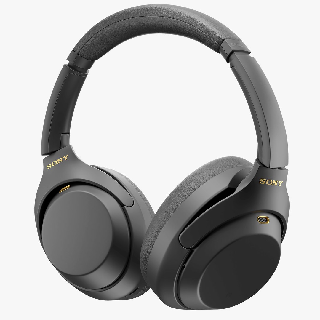 3D sony wh-1000xm4 black silver - TurboSquid 1569291