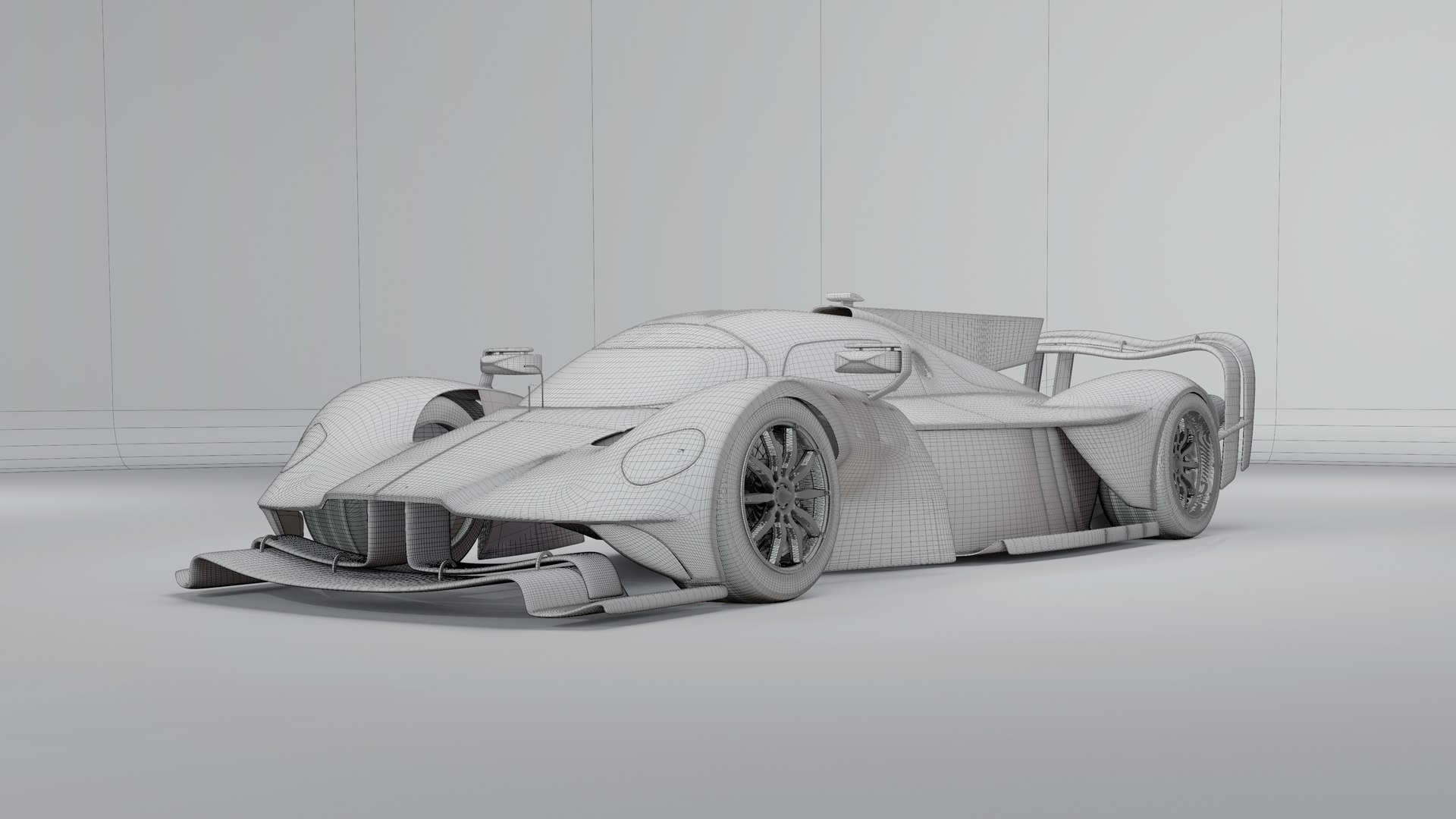Aston Martin Valkyrie AMR PRO 3D Model - TurboSquid 2351245