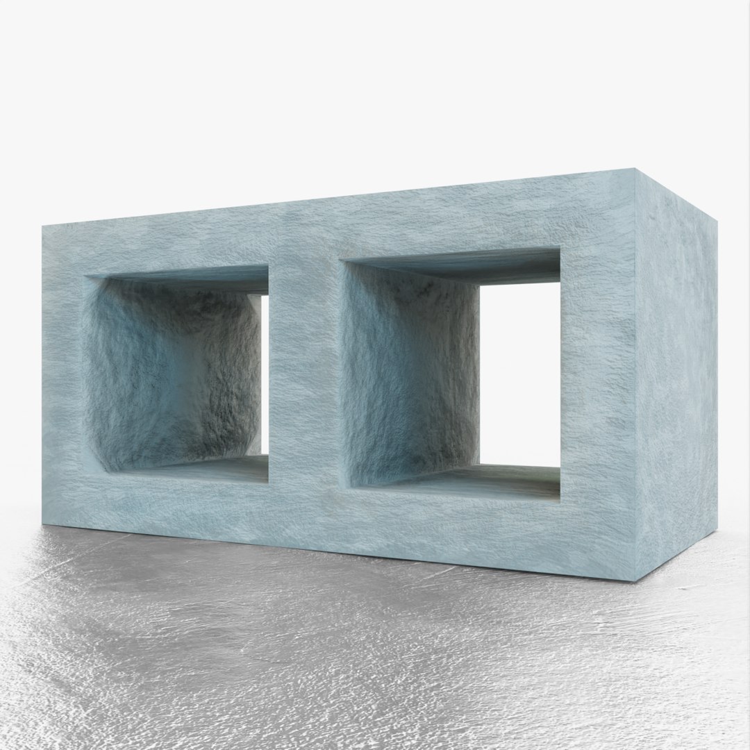 3D Cinder Block - TurboSquid 1886342