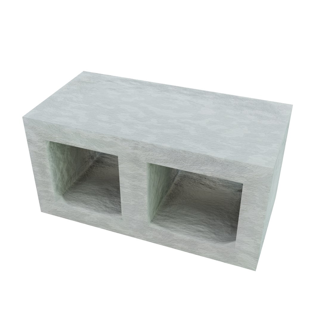 3D Cinder Block - TurboSquid 1886342