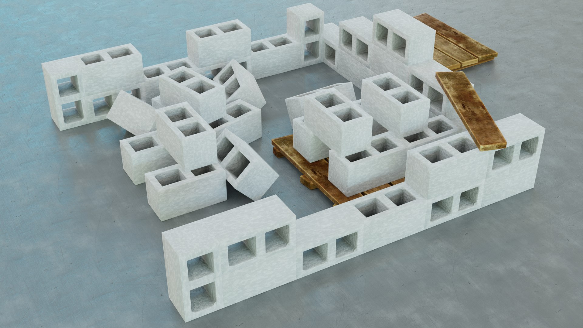 3D Cinder Block - TurboSquid 1886342