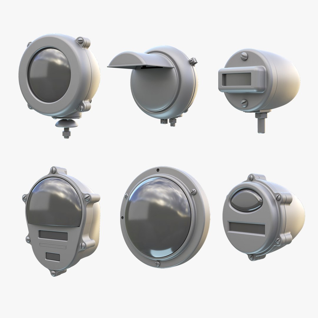 US Military Lights Collection model - TurboSquid 2088471