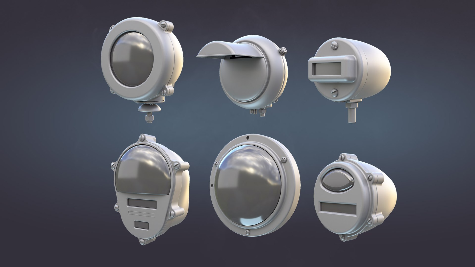 US Military Lights Collection Model - TurboSquid 2088471