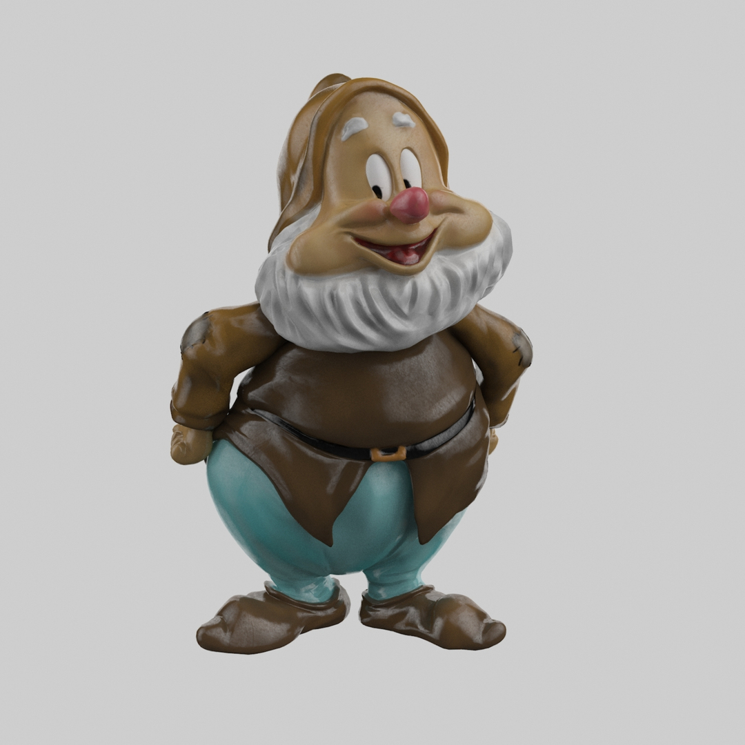 Happy Dwarf 3d Max