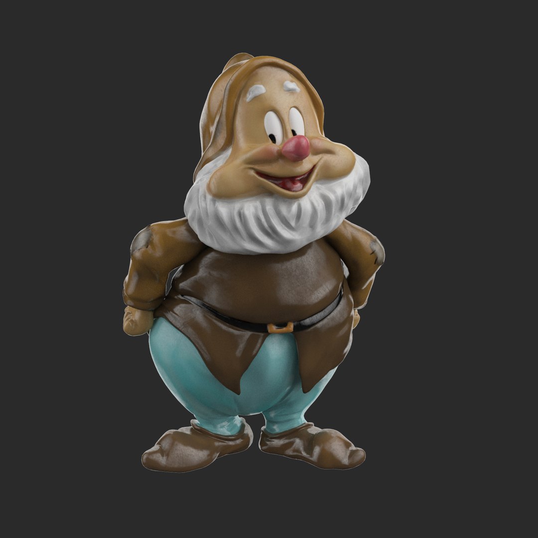 Happy Dwarf 3d Max