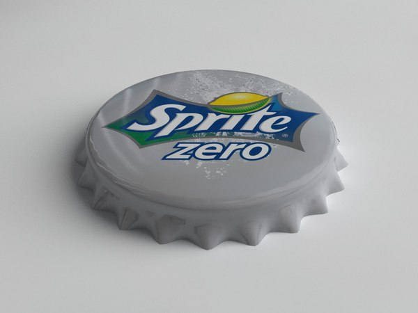 modelo 3d Tapa Sprite Zero Bottle Tin - TurboSquid 702677