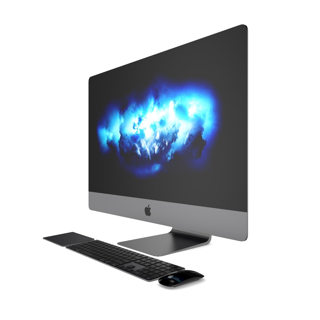 3D Model Imac Pro 27-inch Set - TurboSquid 1178087
